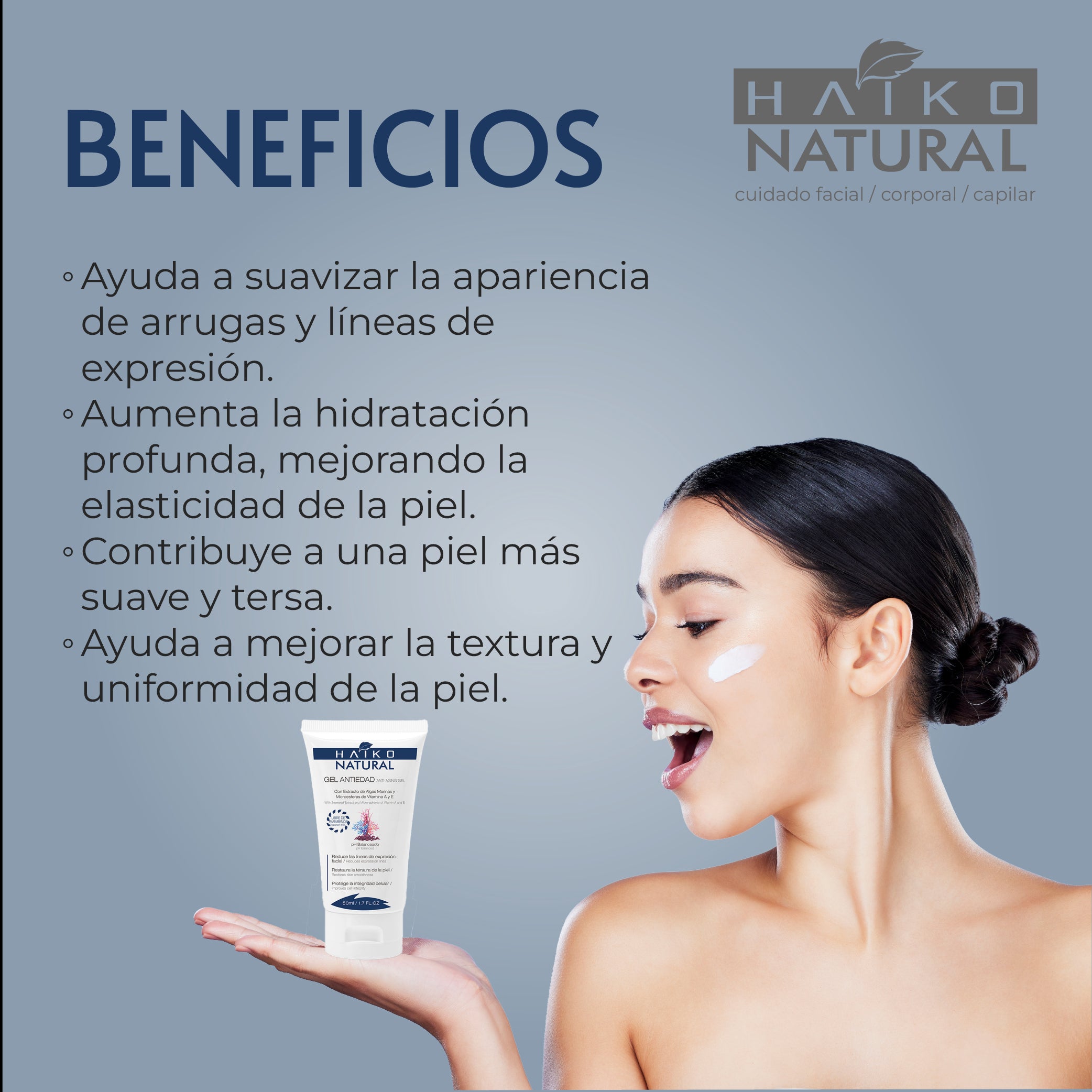 Gel Antiedad con Extracto de Algas Marinas y Microesferas de Vitaminas ...